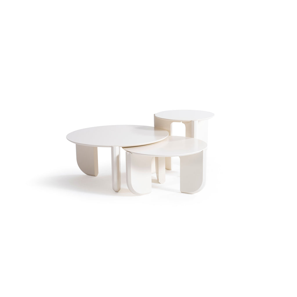720 Cream 3 Pc Coffee Table Set – Nova Furniture