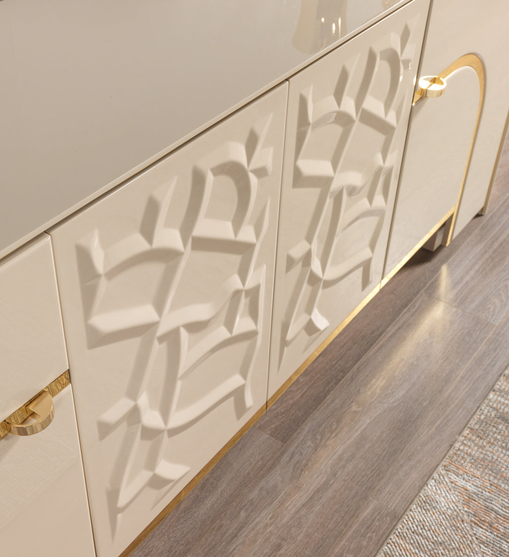 Helena Ivory Dining Server – Nova Furniture