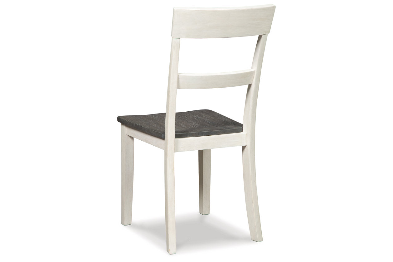 Nelling Two-tone Dining Chair, Set of 2 - Nova Furniture