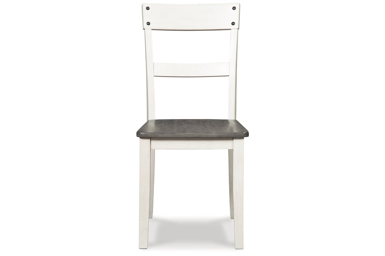 Nelling Two-tone Dining Chair, Set of 2 - Nova Furniture