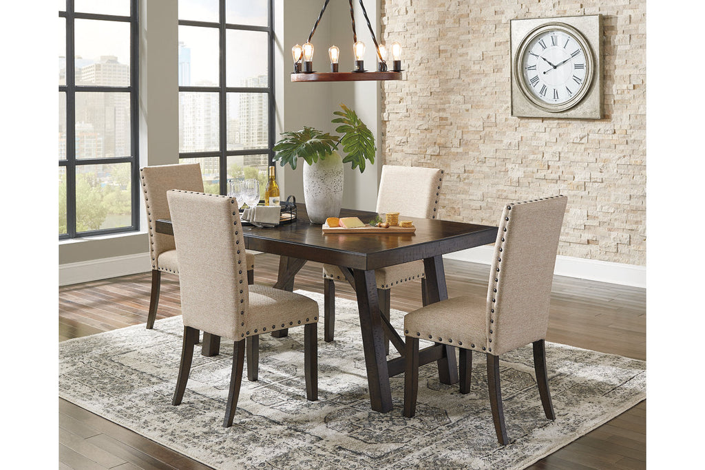 Rokane Brown Dining Extension Table - Nova Furniture